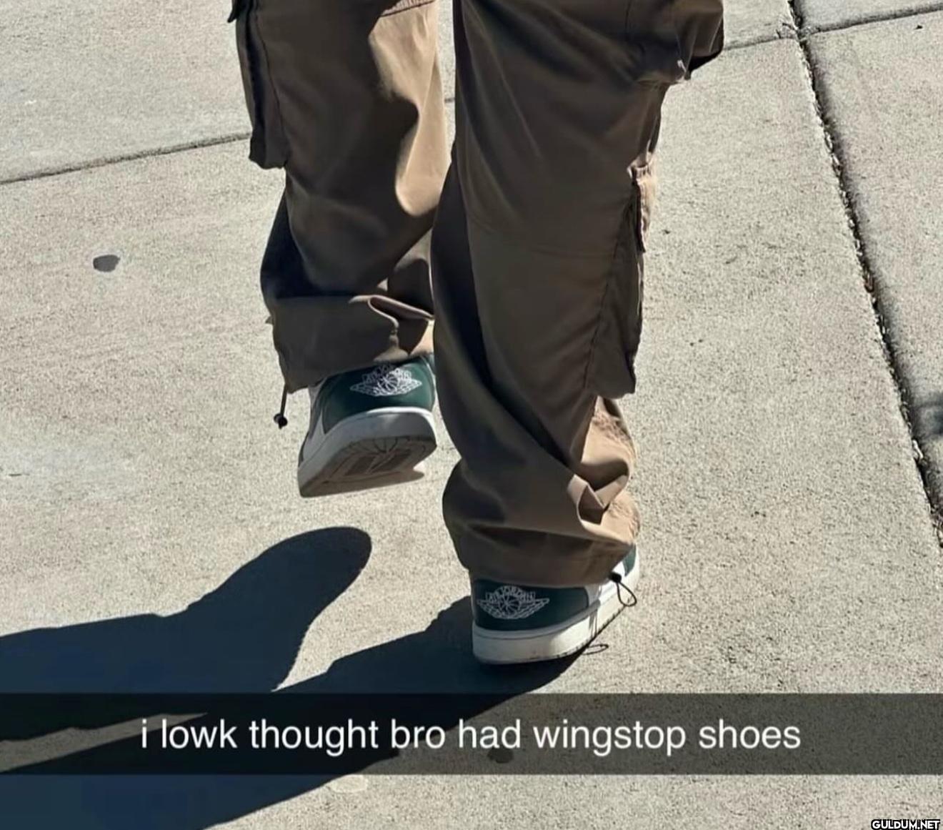 Are they not🤣 i lowk thought bro had wingstop shoes - Guldum.net - Caps ...