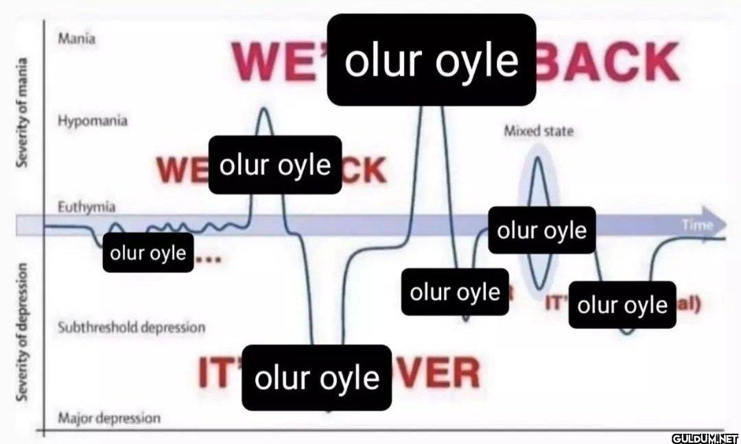 Severity of depression Severity of mania Mania Hypomania Euthymia WE ...