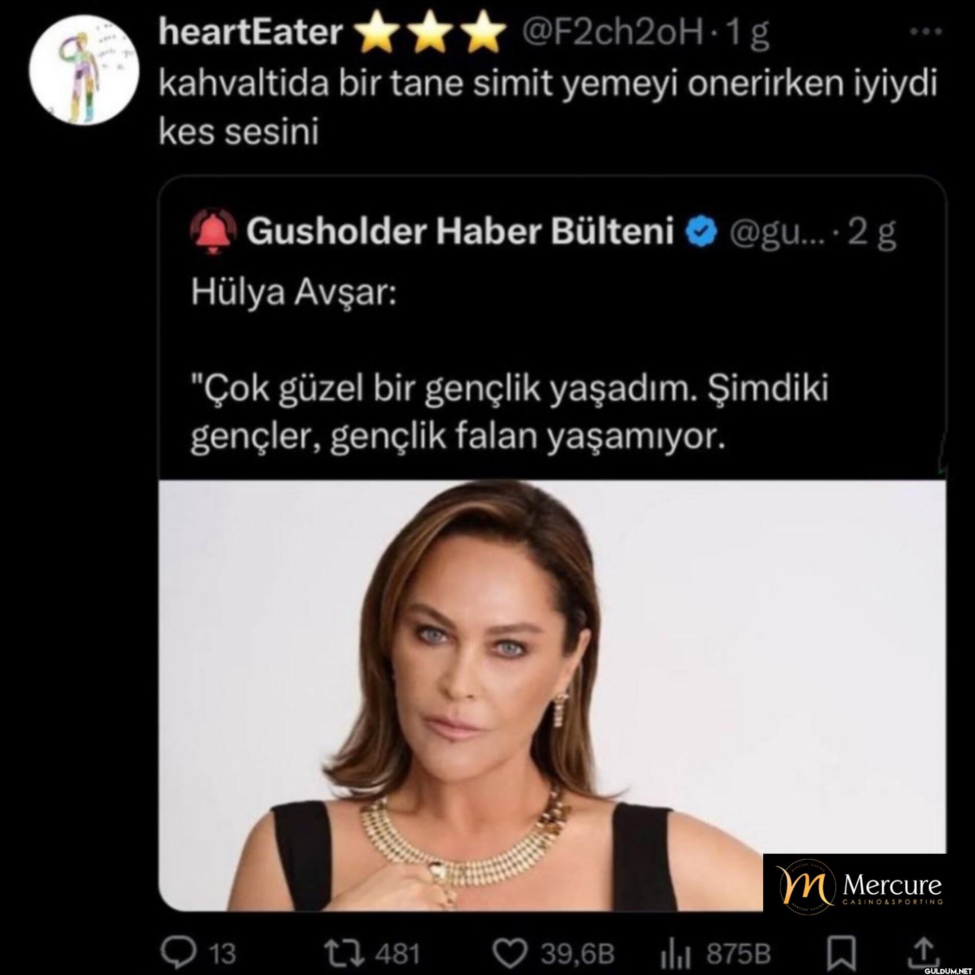 1g kahvaltida bir tane simit yemeyi onerirken iyiydi kes sesini Gusholder Haber Bülteni @gu ...